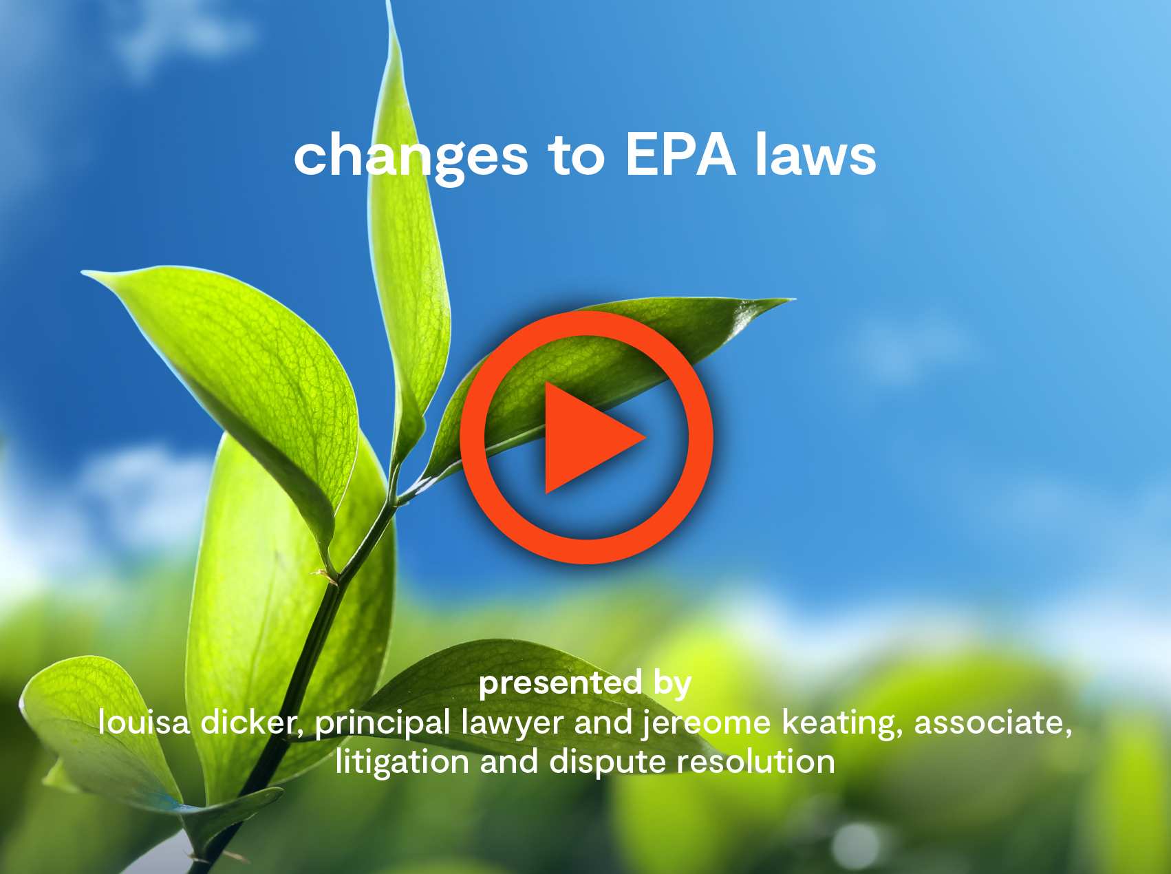 changes to EPA laws webinar (part 2) - Macpherson Kelley